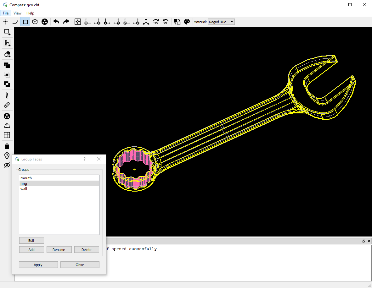 Wrench Tool Stress Analysis - Simulation Software from Nogrid
